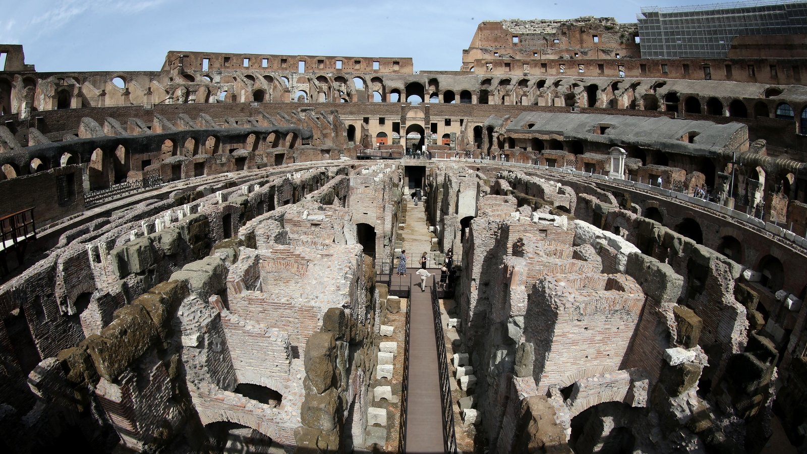 Underground tunnels of Rome’s Colosseum fully opened to public - The ...